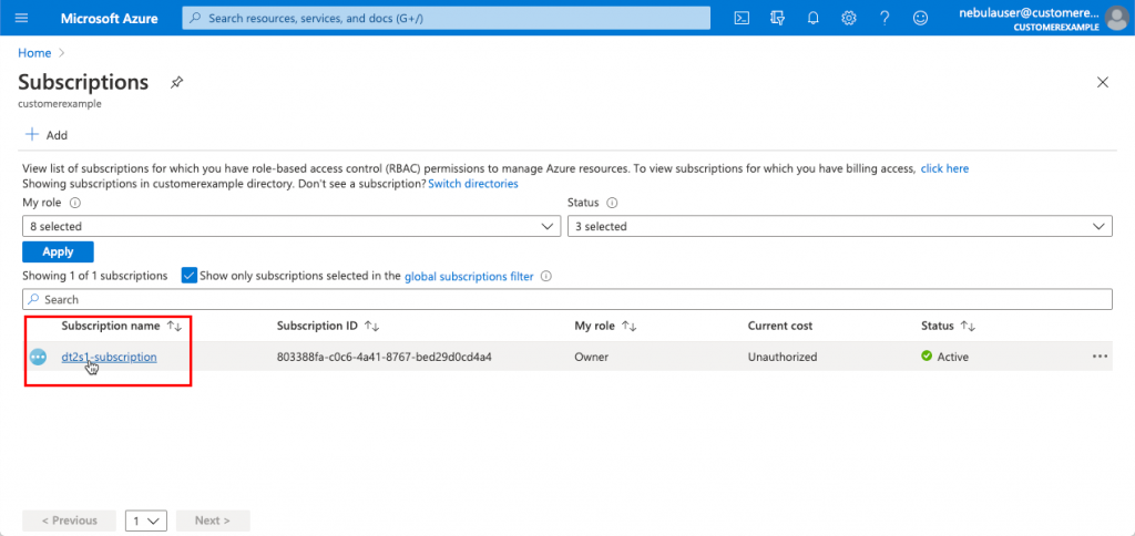 How do I Transfer an Azure Subscription to the Target Azure Active ...