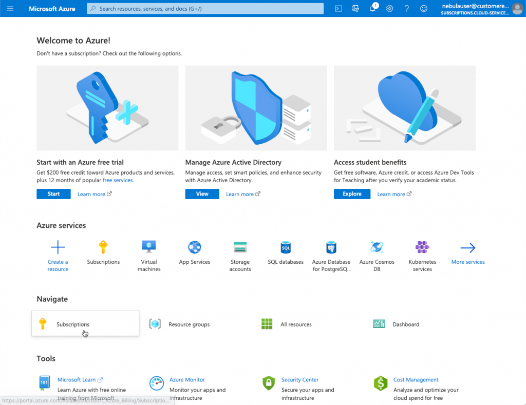 How do I Transfer an Azure Subscription to the Target Azure Active ...